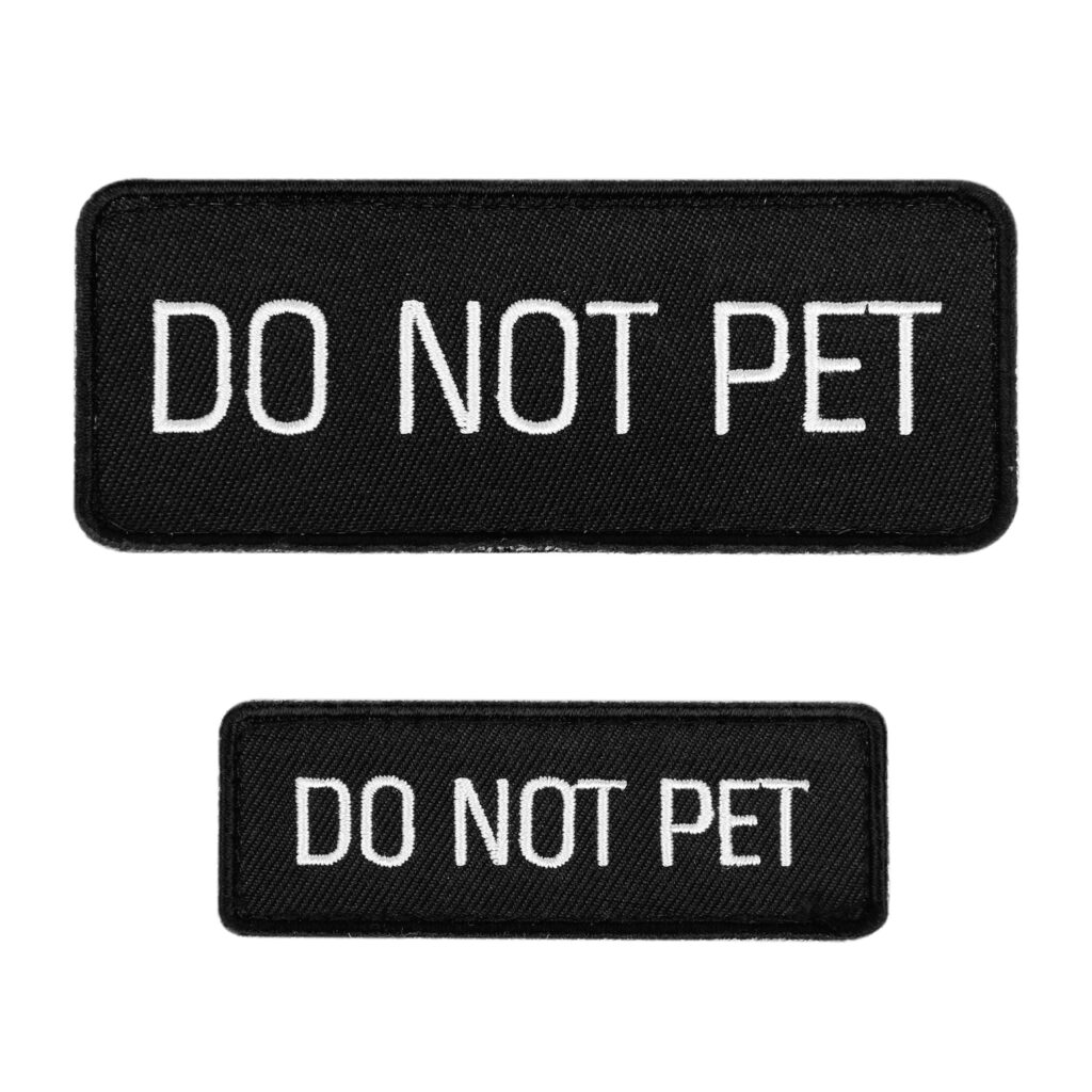 Do Not Pet Velcro Patch - ADA Service Animals